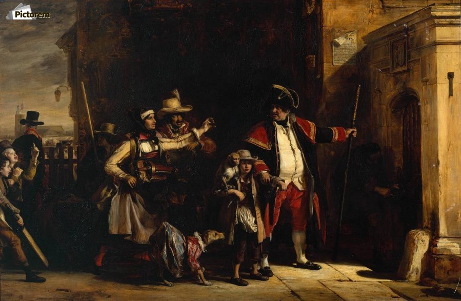 The Parish Beadle by David Wilkie Wall Art