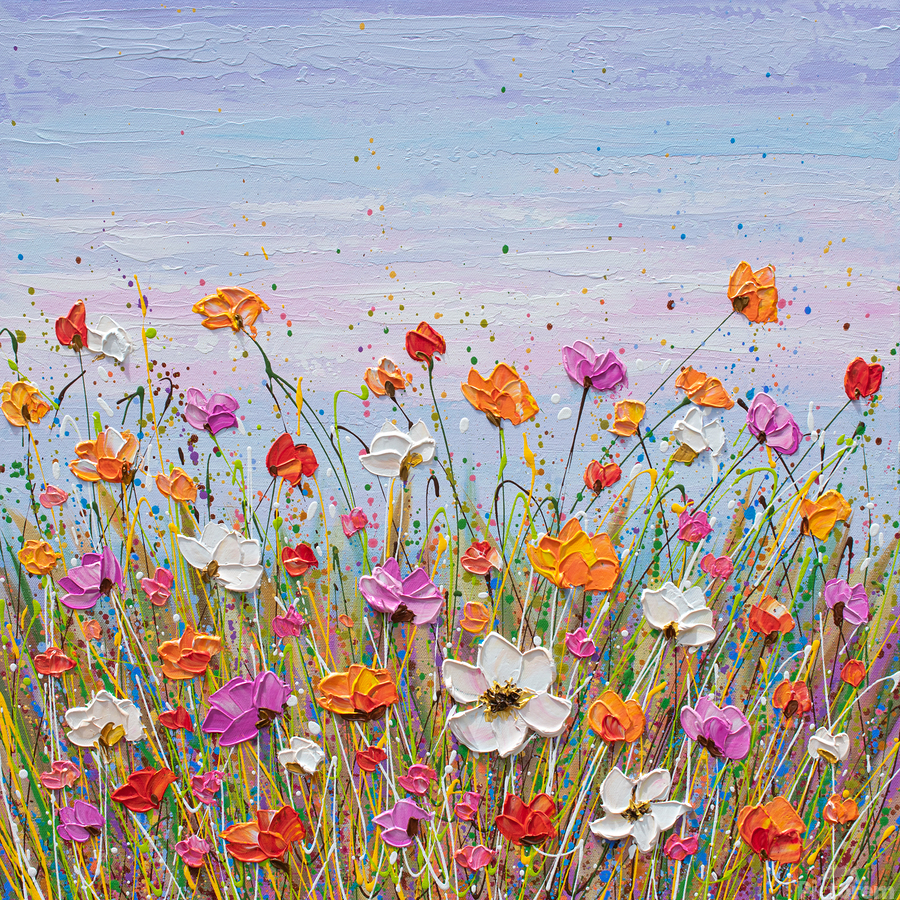 Floral Extravaganza by Olga Tkachyk Wall Art