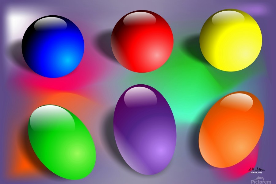 1-Metamorphosis from Eggs to Billiard Balls by Daniel M DeAbreu Wall Art