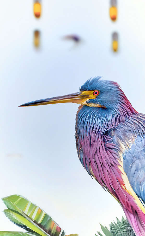 Tri Colored Heron by Darin E Hartley Photography Wall Art