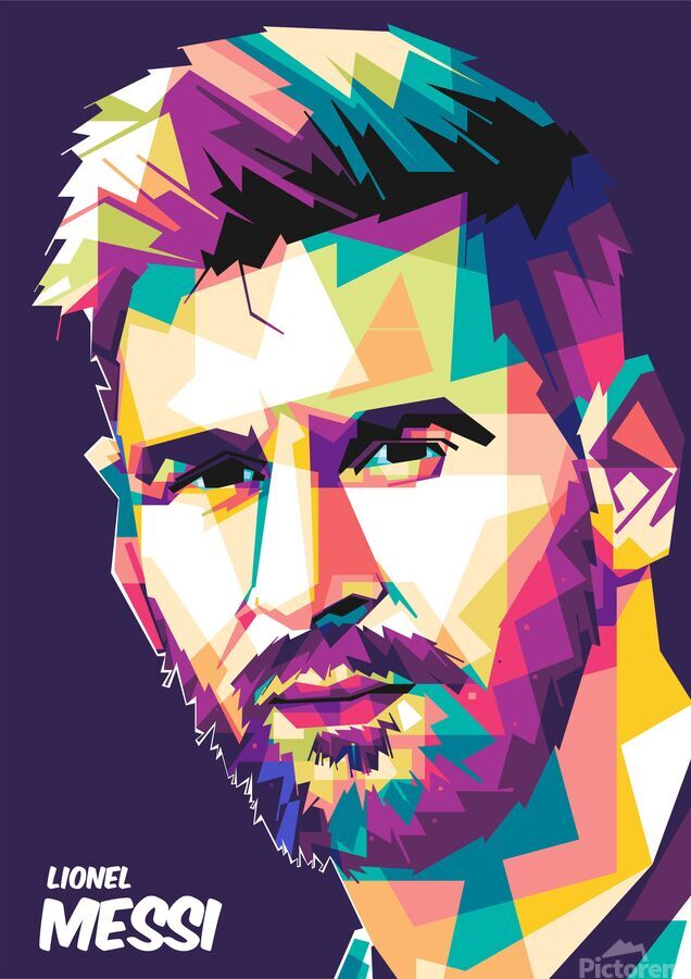 Lionel Messi by Asran creative Wall Art