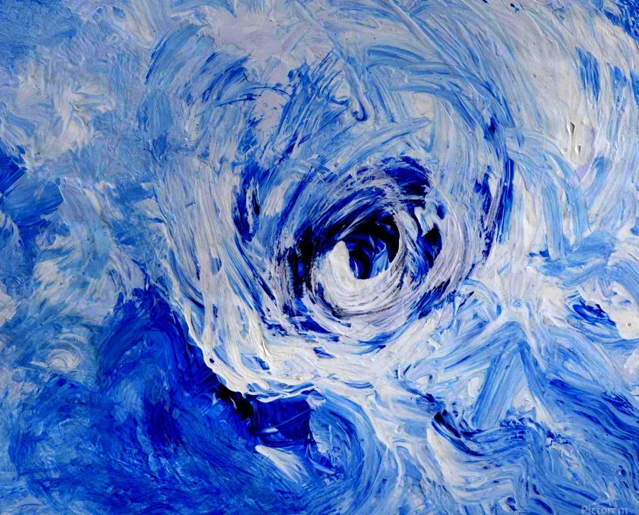 Abstract Storm by Pracha Yindee Wall Art