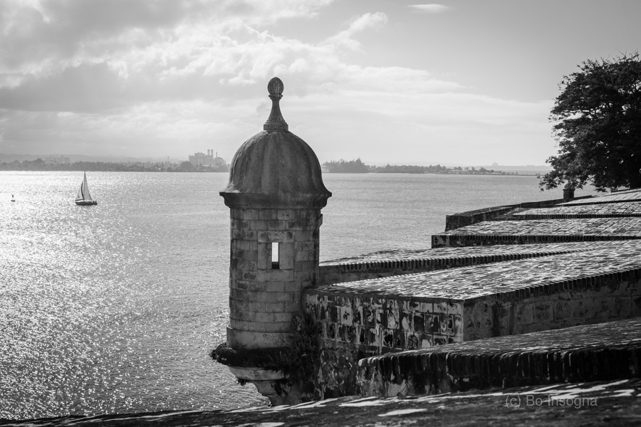 Timeless Scene Unfolds in San Juan Puerto Rico by Bo Insogna Wall Art