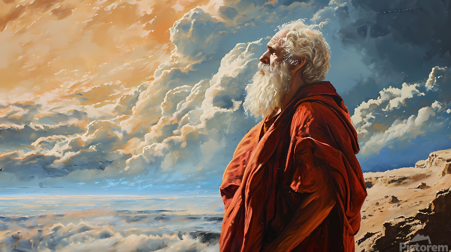 Moses Vision: Perspective in Art by Thy Art Studios Wall Art