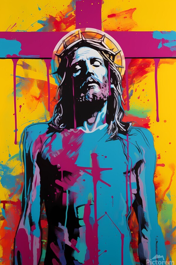 Resplendent Faith: A Pop Art Tribute to the Crucifixion by Thy Art ...