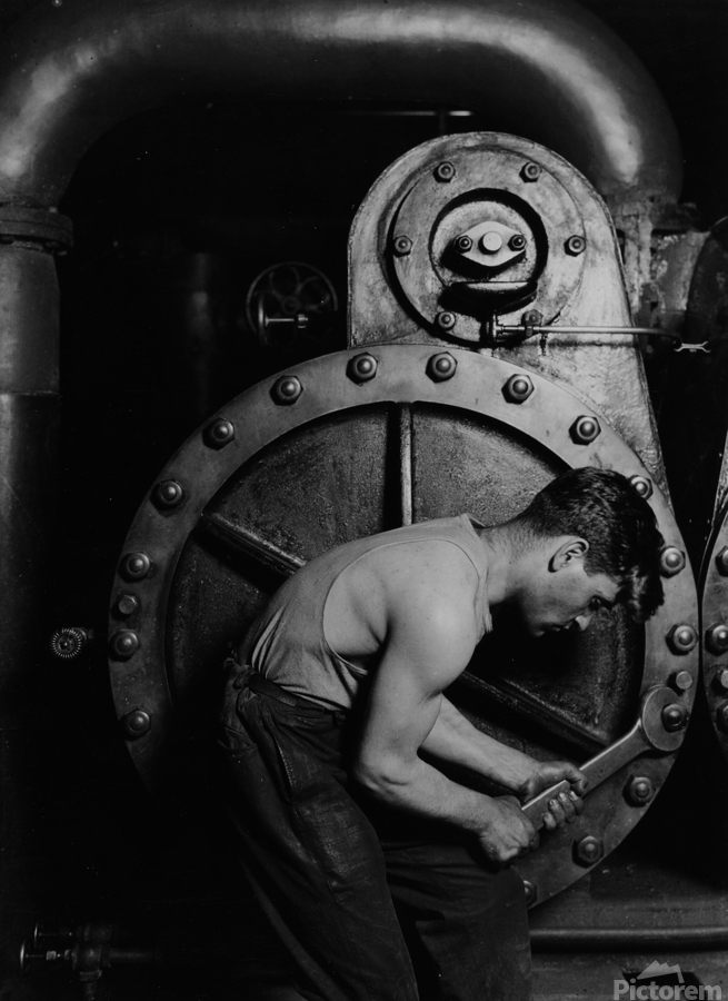 1920s Industrial Steamfitter Vintage Mechanical Worker by Gallery Noir ...