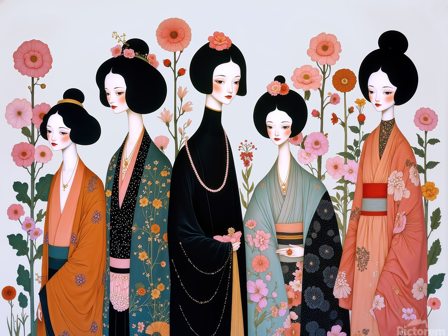 THE FLOWERS OF JAPAN by Sergio Cerrato Wall Art