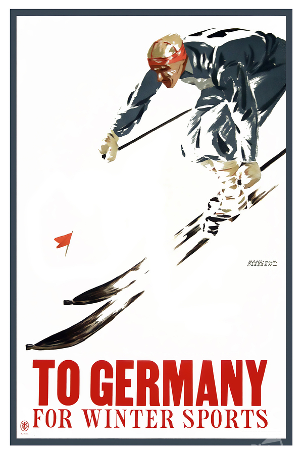 GERMANY VINTAGE TRAVEL POSTER by Sergio Cerrato Wall Art