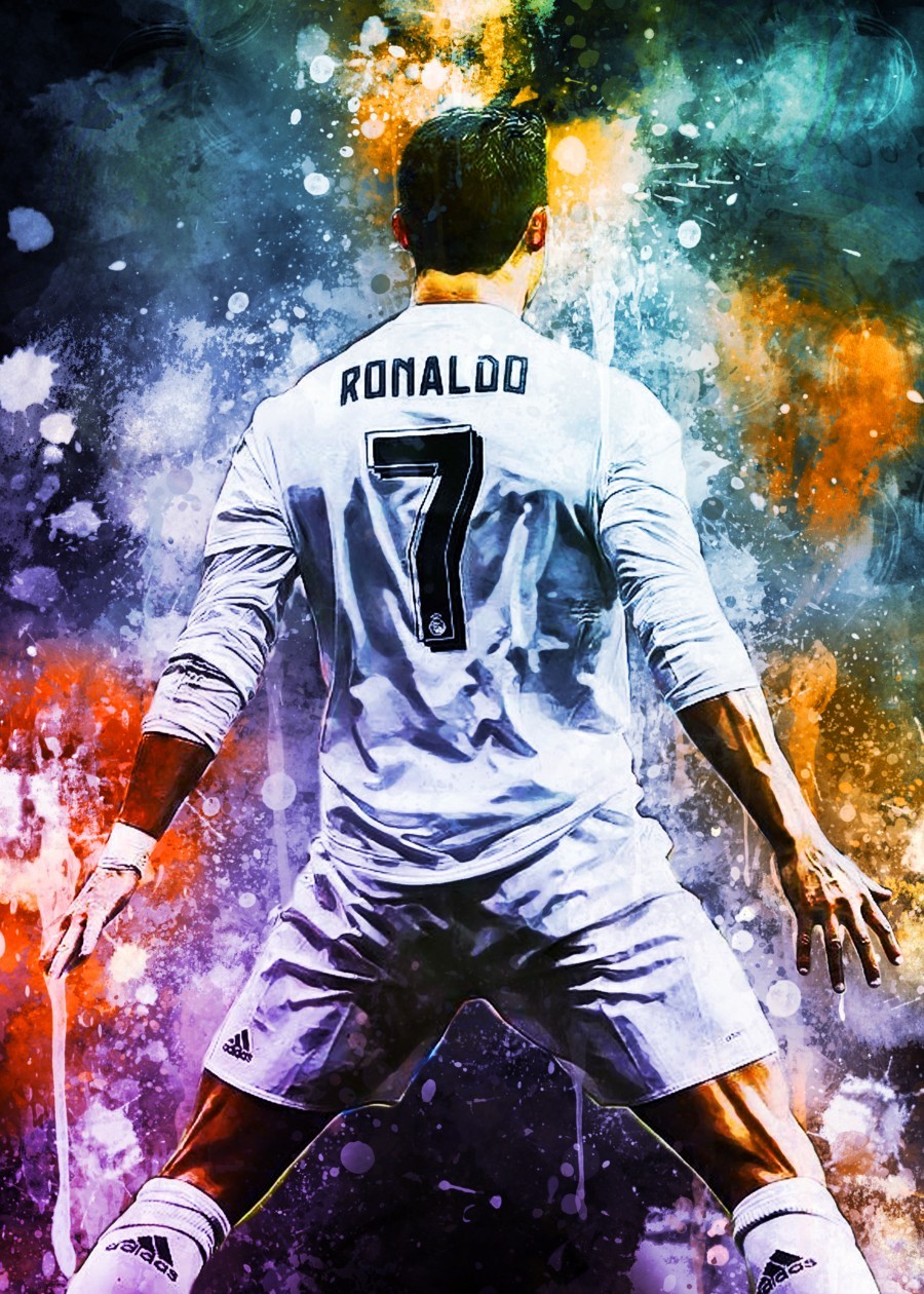 Cristiano Ronaldo by Coolbits Artworks Wall Art