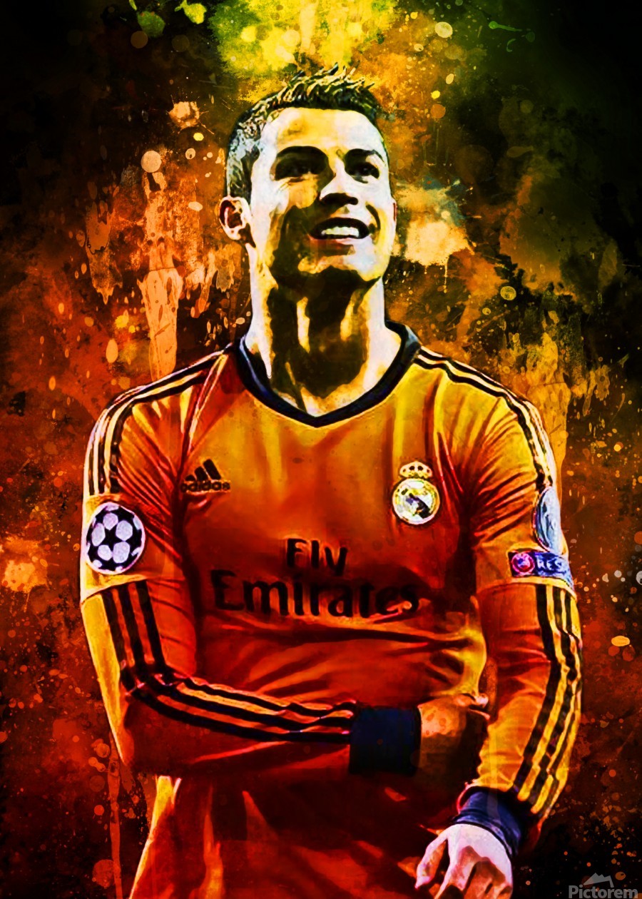 Cristiano Ronaldo by Coolbits Artworks Wall Art