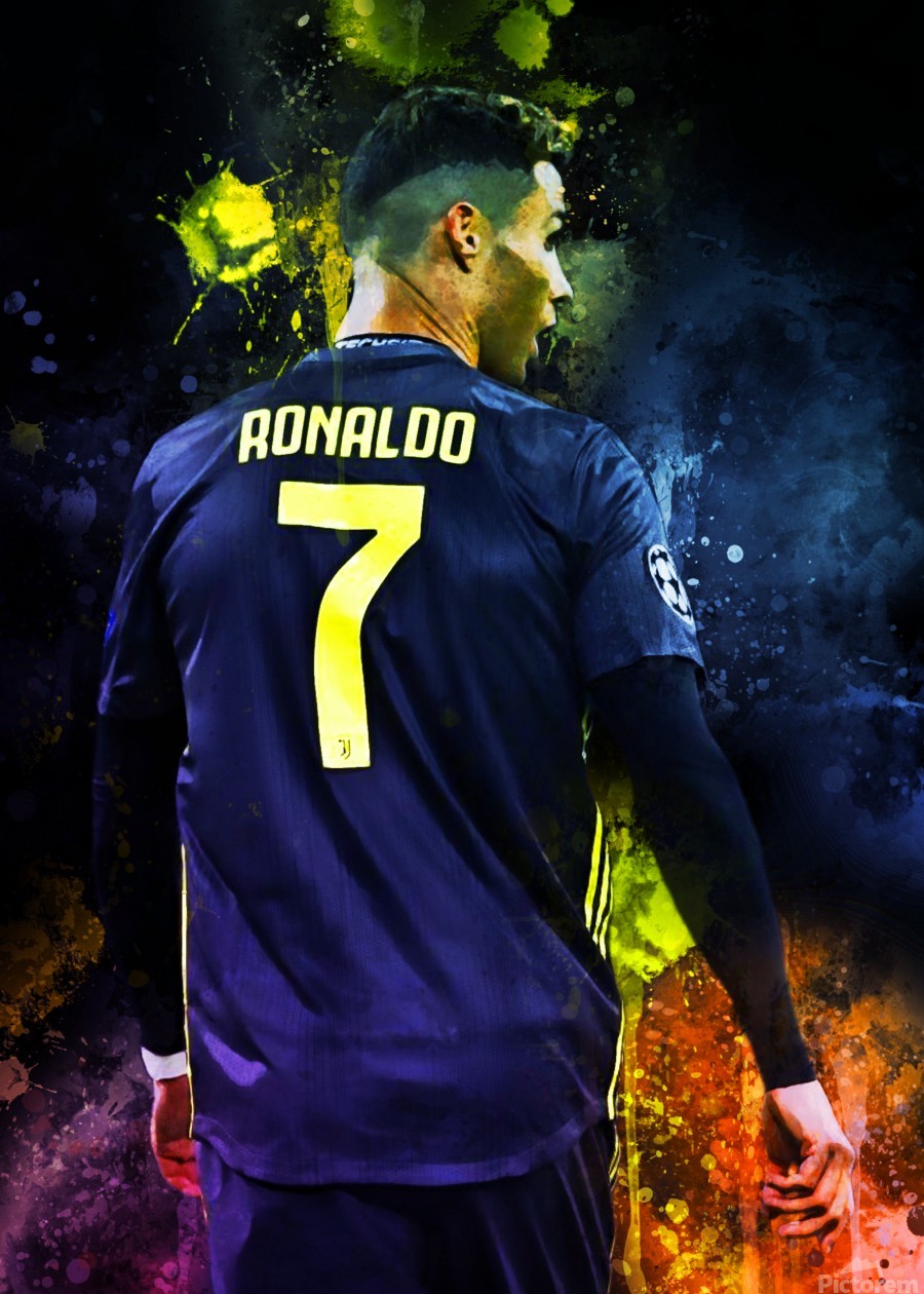 Cristiano Ronaldo by Coolbits Artworks Wall Art