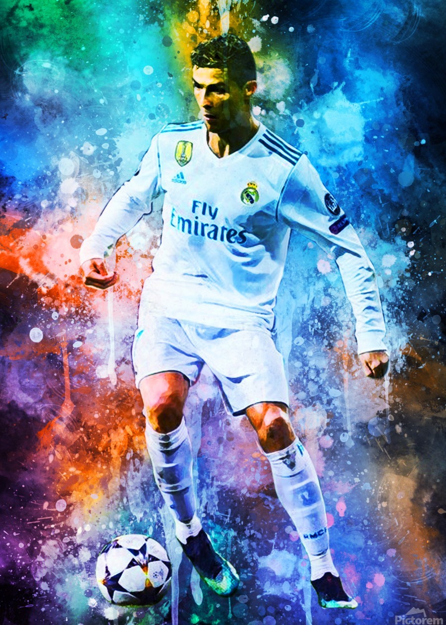 Cristiano Ronaldo by Coolbits Artworks Wall Art