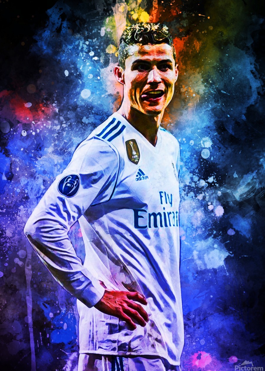 Cristiano Ronaldo by Coolbits Artworks Wall Art