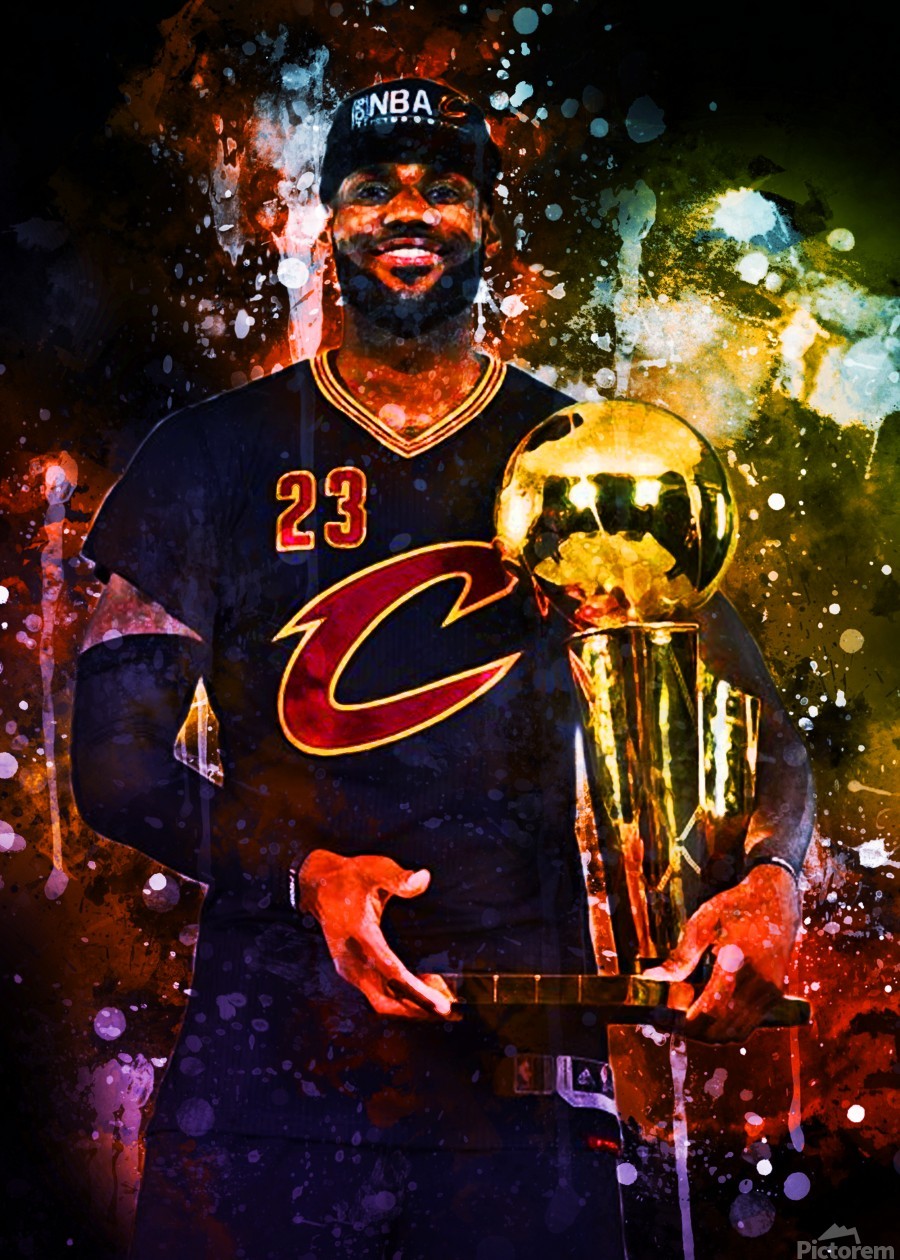 Lebron James by Coolbits Artworks Wall Art