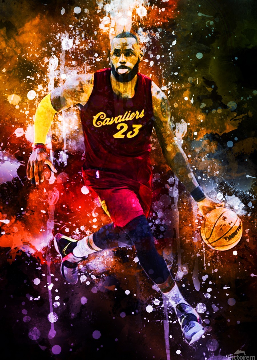 Lebron James by Coolbits Artworks Wall Art