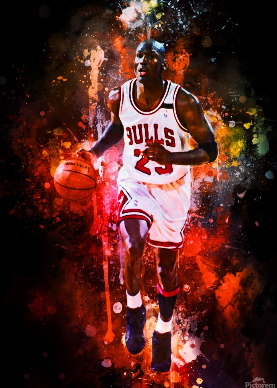 Michael Jordan by Coolbits Artworks Wall Art