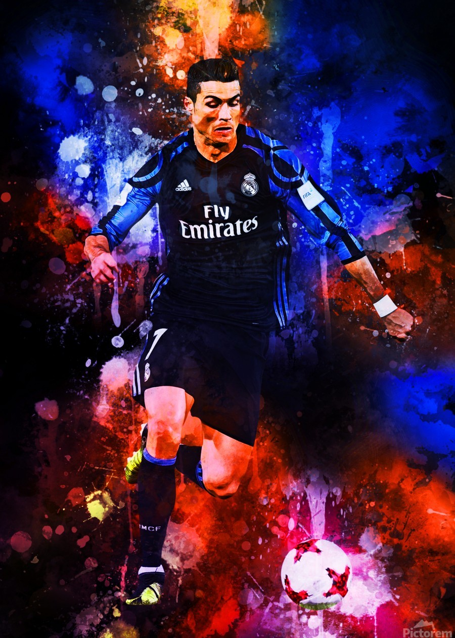 Cristiano Ronaldo by Coolbits Artworks Wall Art