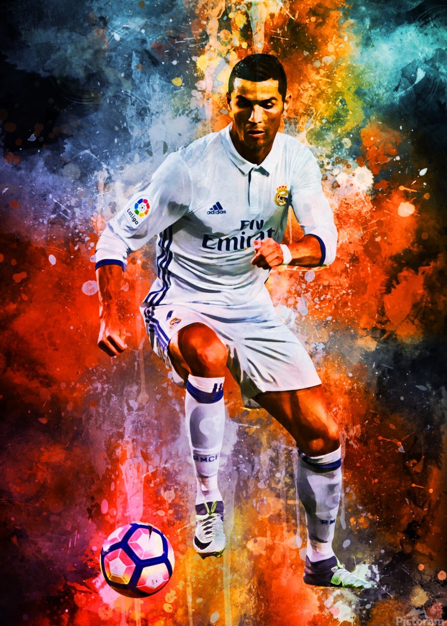 Cristiano Ronaldo by Coolbits Artworks Wall Art