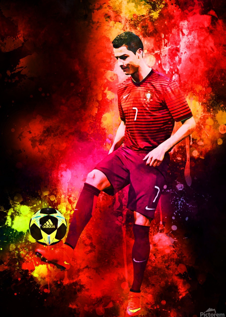 Cristiano Ronaldo by Coolbits Artworks Wall Art