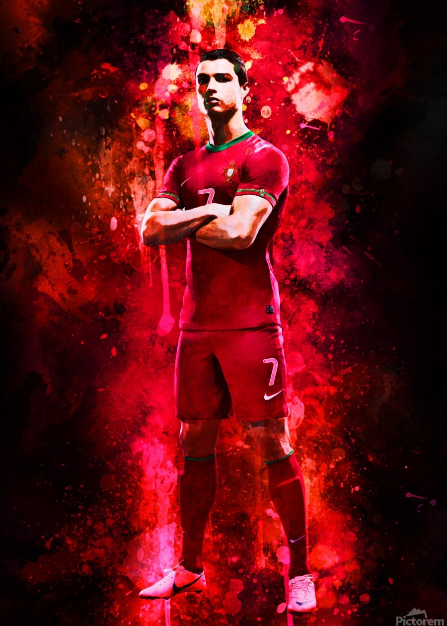 Cristiano Ronaldo by Coolbits Artworks Wall Art