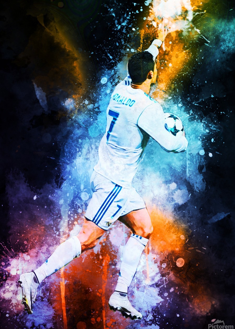 Cristiano Ronaldo by Coolbits Artworks Wall Art
