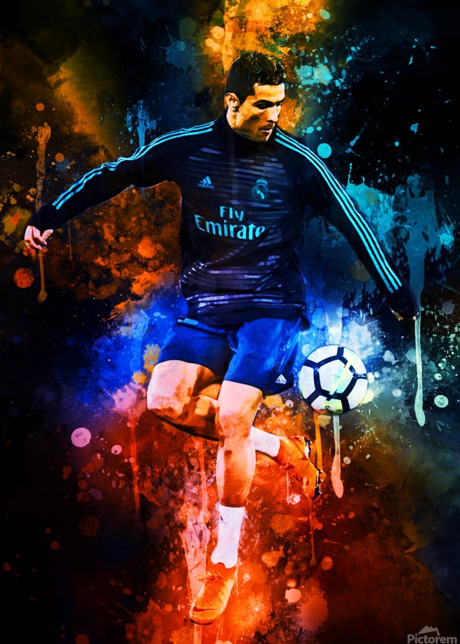 Cristiano Ronaldo by Coolbits Artworks Wall Art