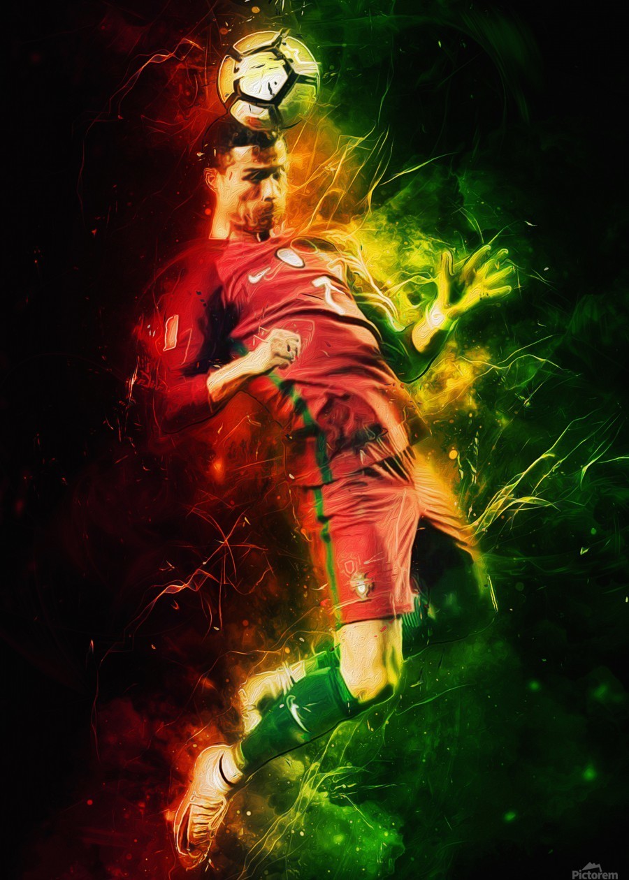 Cristiano Ronaldo by Coolbits Artworks Wall Art
