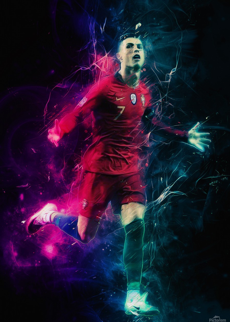 Cristiano Ronaldo by Coolbits Artworks Wall Art
