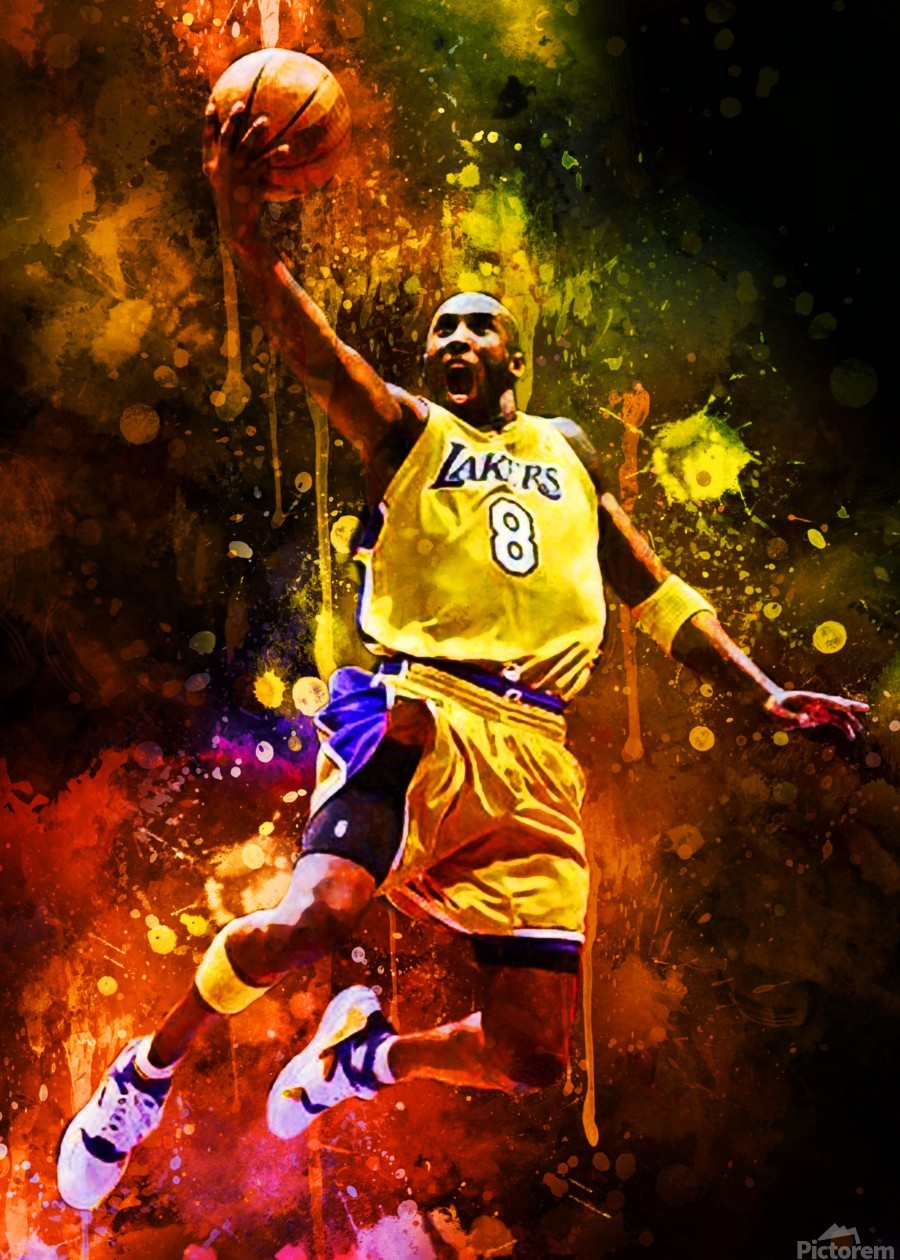Kobe Bryant by Coolbits Artworks Wall Art