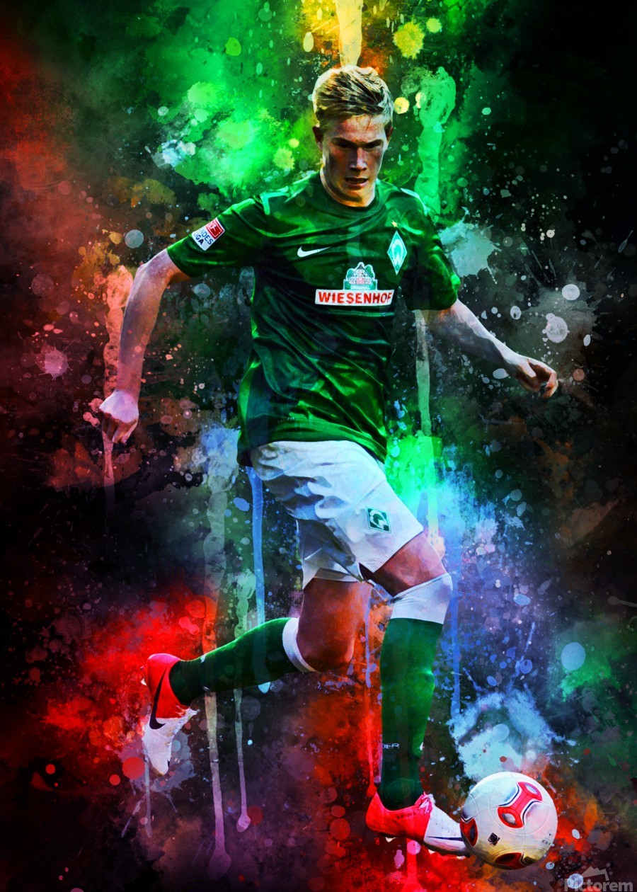 Kevin De Bruyne by Coolbits Artworks Wall Art
