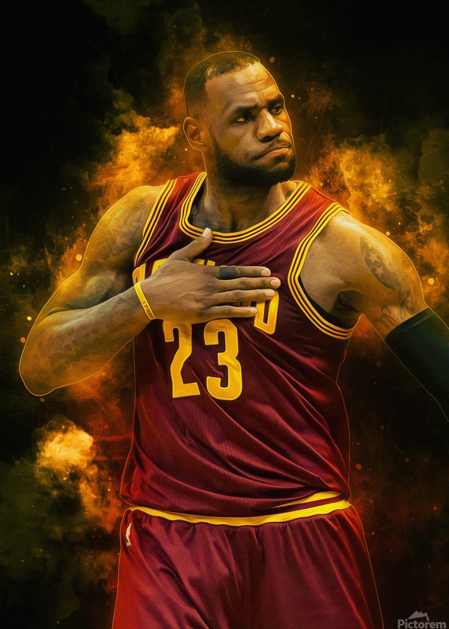Lebron James by Coolbits Artworks Wall Art