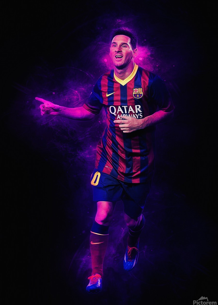 Lionel Messi by Coolbits Artworks Wall Art