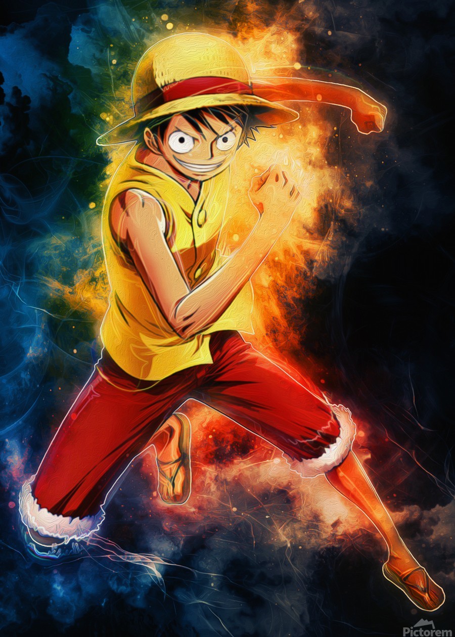 Luffy ONE PIECE by Coolbits Artworks Wall Art