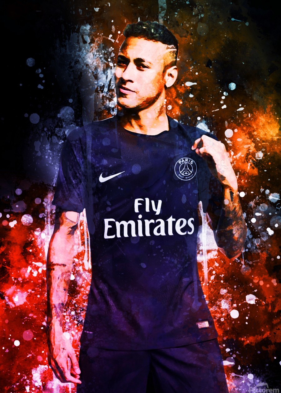 Neymar Jr by Coolbits Artworks Wall Art