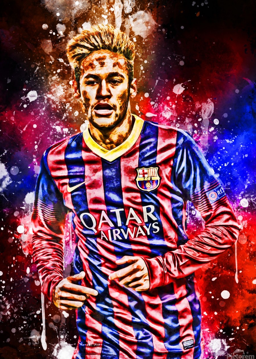 Neymar Jr by Coolbits Artworks Wall Art