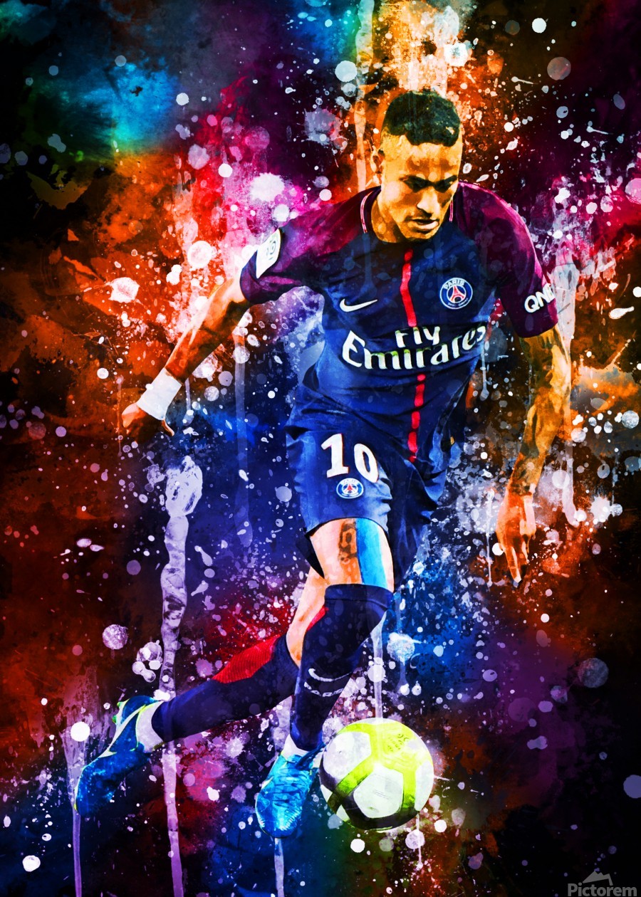 Neymar Jr by Coolbits Artworks Wall Art