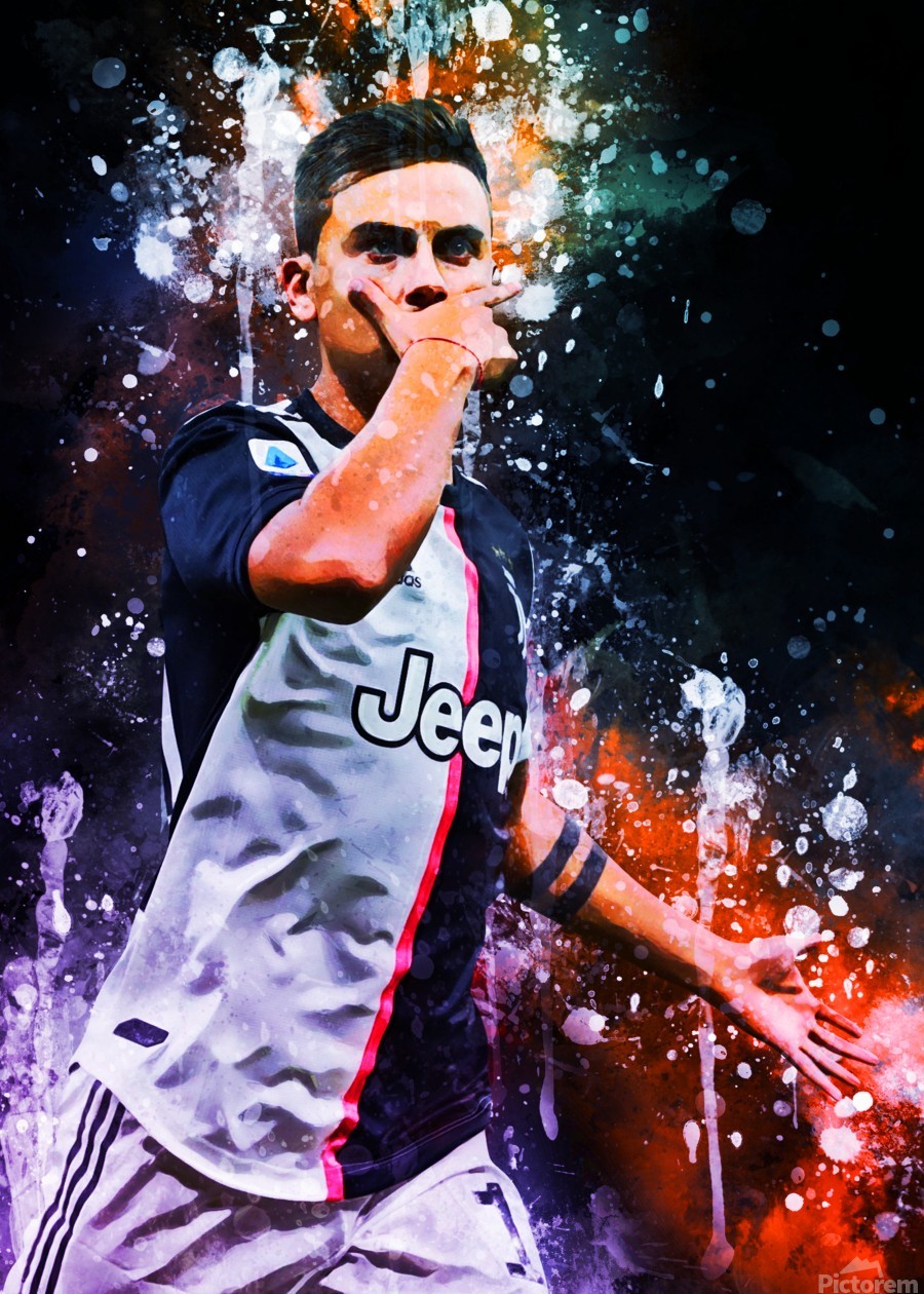 Paulo Dybala by Coolbits Artworks Wall Art