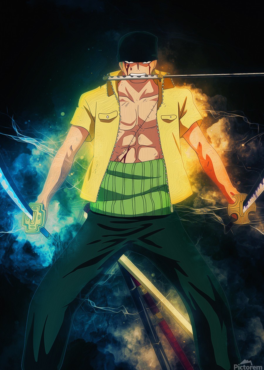 Zoro ONE PIECE by Coolbits Artworks Wall Art
