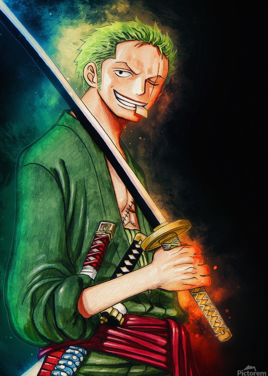 Zoro ONE PIECE by Coolbits Artworks Wall Art