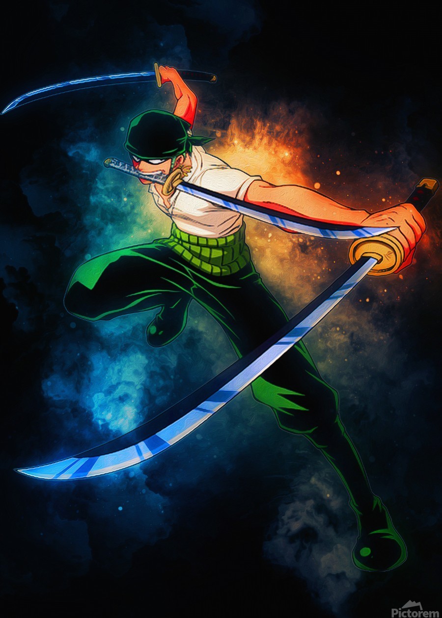 Zoro ONE PIECE by Coolbits Artworks Wall Art