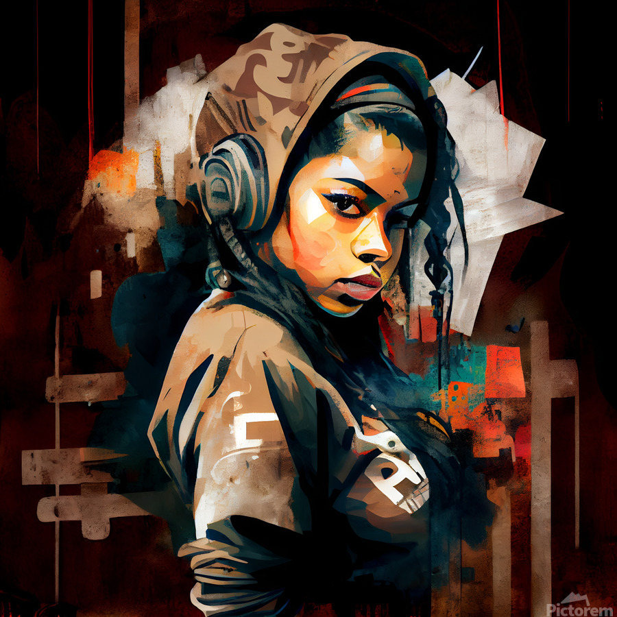 The Breakdancer s Canvas by Noni Kay Wall Art