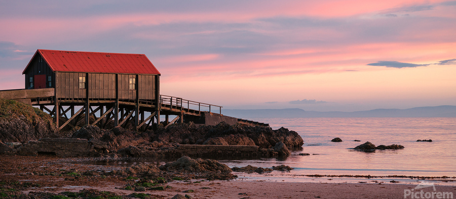 Dunaverty Lifeboat Station by Dave Bowman Wall Art