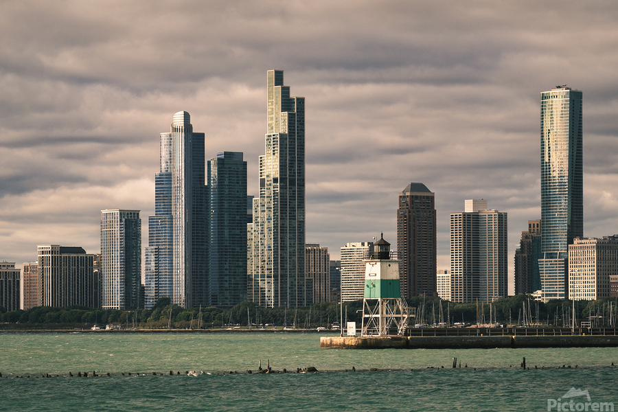 Chicago Waterfront by Dave Bowman Wall Art