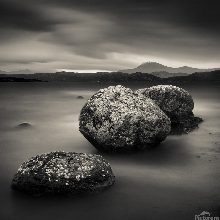 Three Rocks by Dave Bowman Wall Art