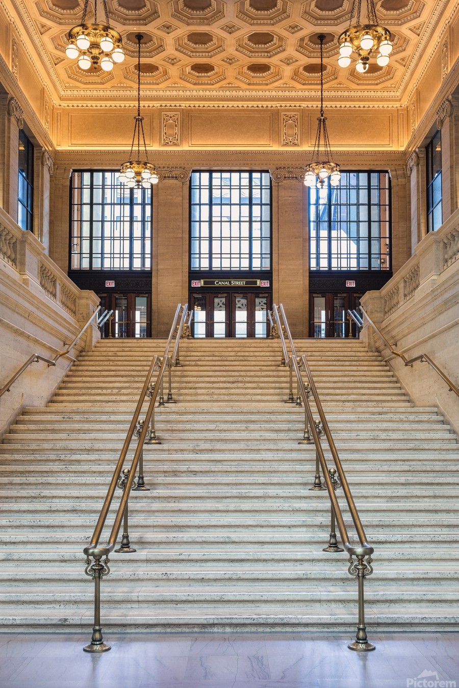 Union Station Steps by Dave Bowman Wall Art
