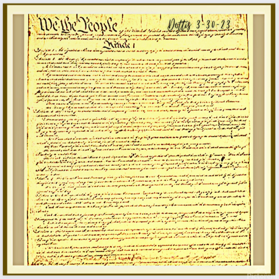 The Constitution Art by Art Shop Wall Art