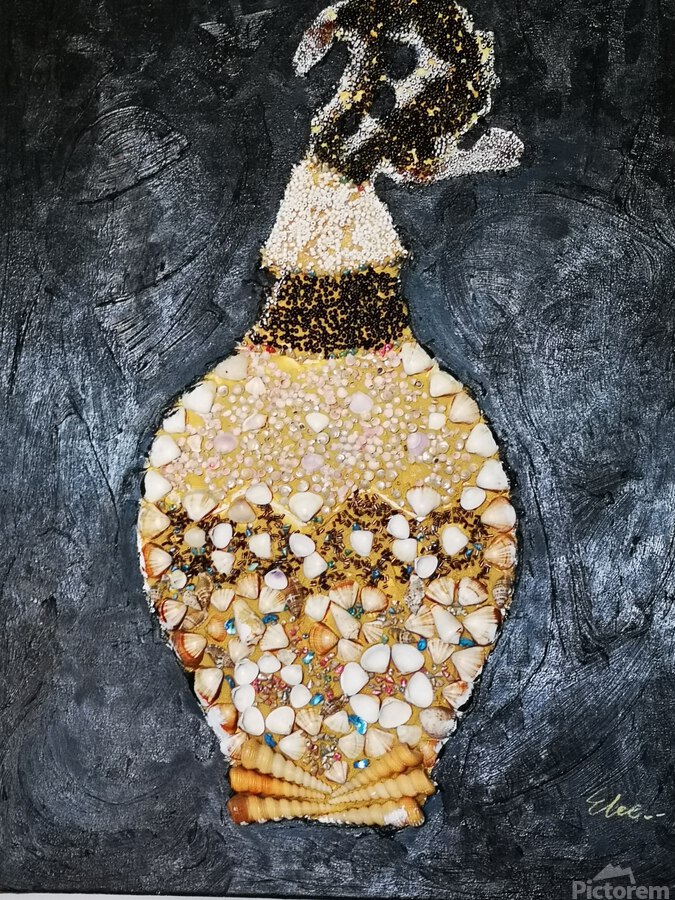 The KEG OF Palm Wine by Elizabeth Lee Adeghe Wall Art