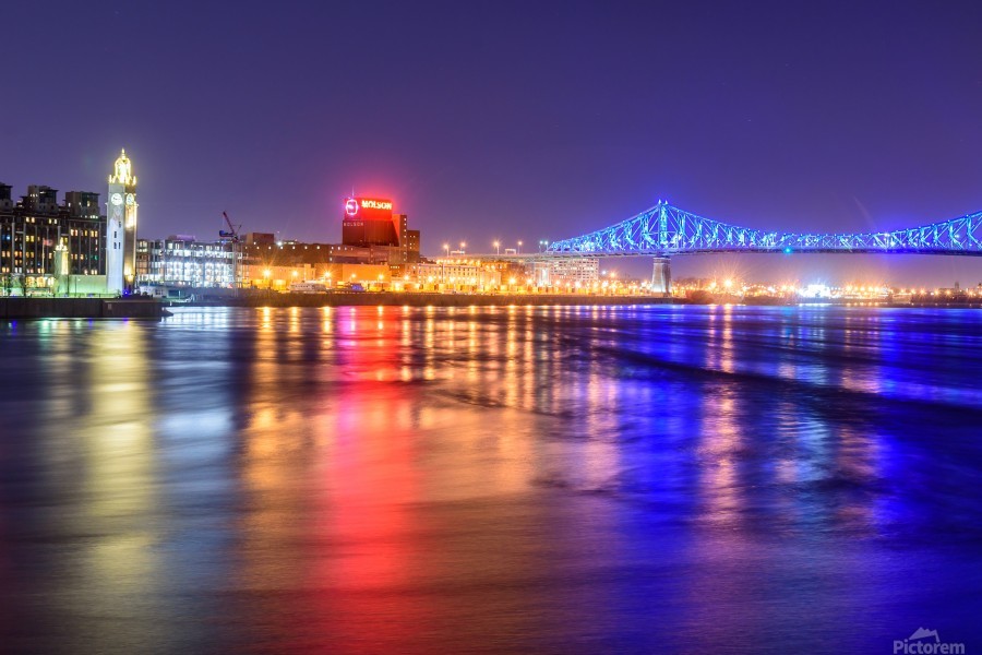 Cityscape of Montreal by RezieMart Wall Art