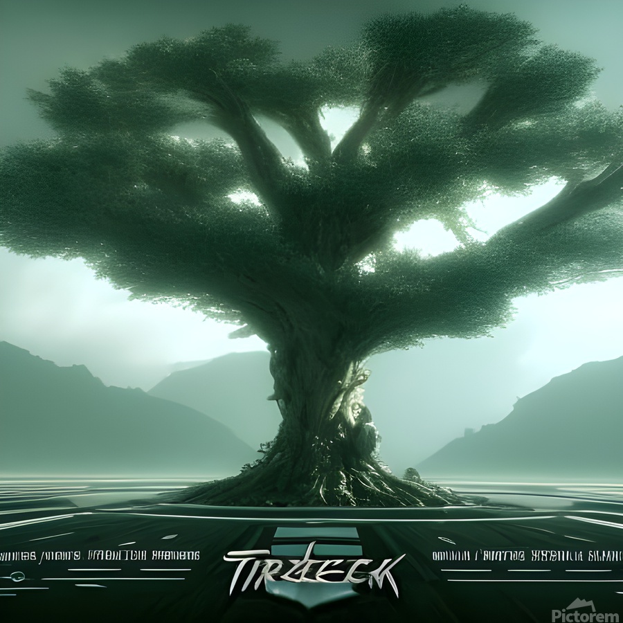 The Sacred Tree by Ink Fist Design Wall Art