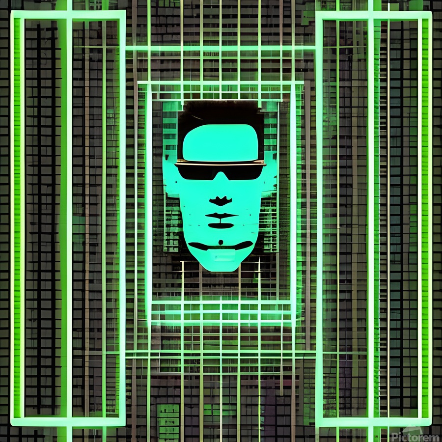 The Matrix Has You. by Ink Fist Design Wall Art